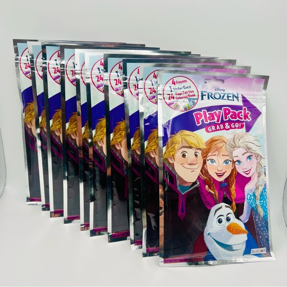 Disney | Toys | Pack Frozen Grab Go Play Pack Anna Yellow Pink Cover ...